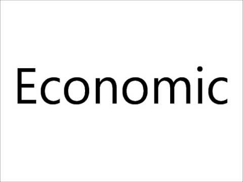 How to Pronounce Economic