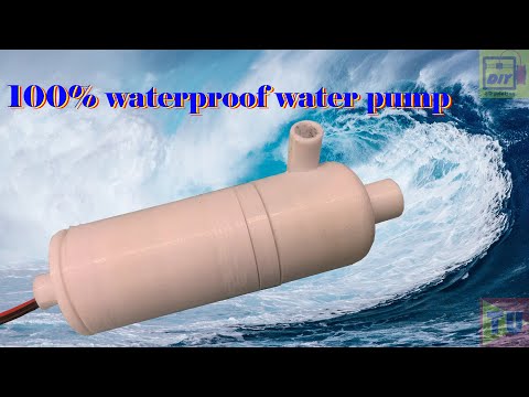 100% Waterproof Water Pump by zhwang168 - Thingiverse