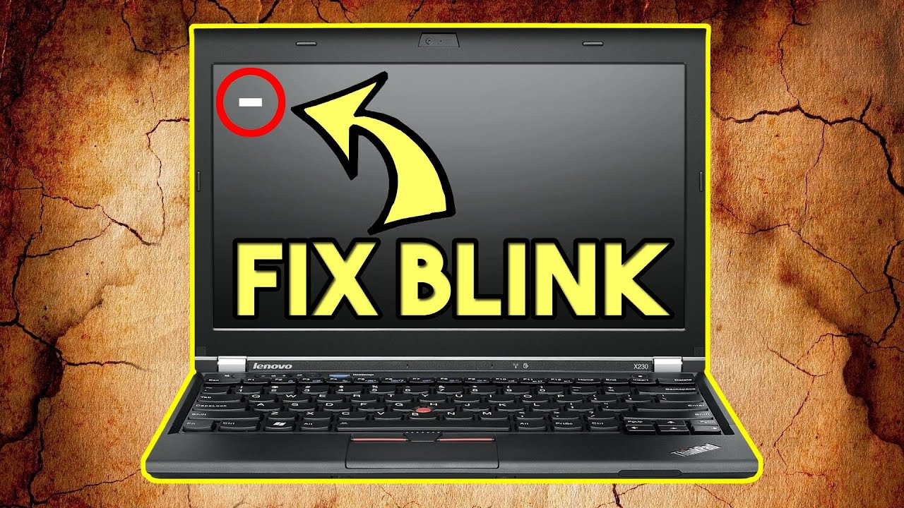 Blinking Cursor Black Screen Windows 10 - EASY FIX - Samsung RV520
