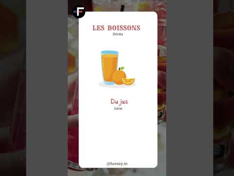Say Cheers in French: Common Drink Names || Les boissons || Learn French FUN Sey