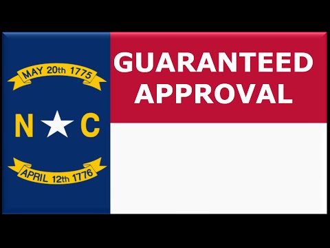 North Carolina State Car Financing : First Time Buyer Auto Loans for Bad Credit Borrowers & Students
