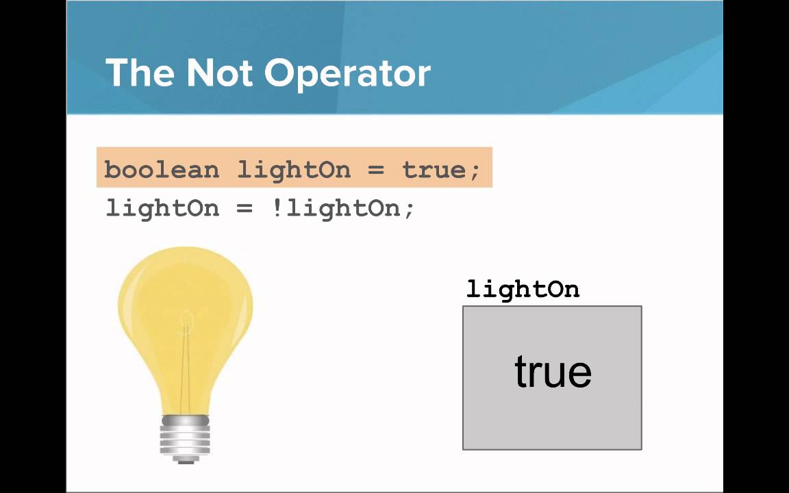 AP java - logical operators