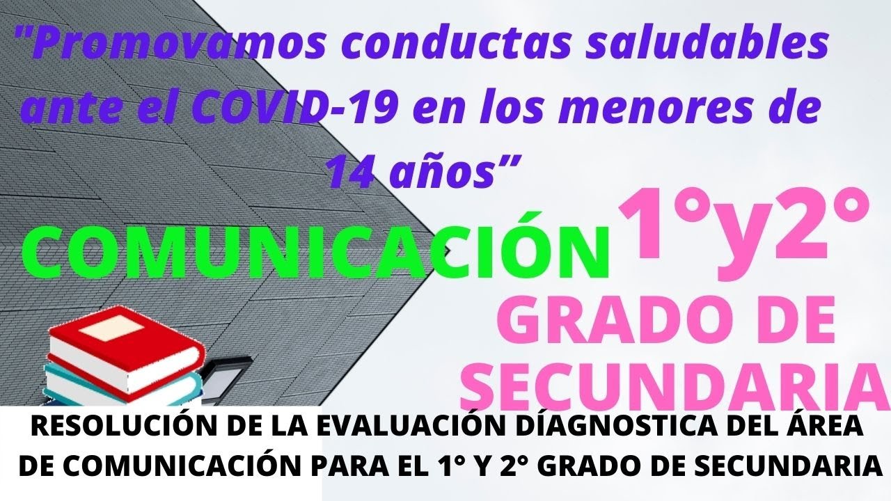 RESOLUCION DE LA EVALUACIÓN DÍAGNOSTICA DEL ÁREA DE  COMUNICACIÓN DE 1°Y 2° GRADO DE SECUNDARIA