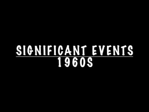 1960s Decades Significant Events
