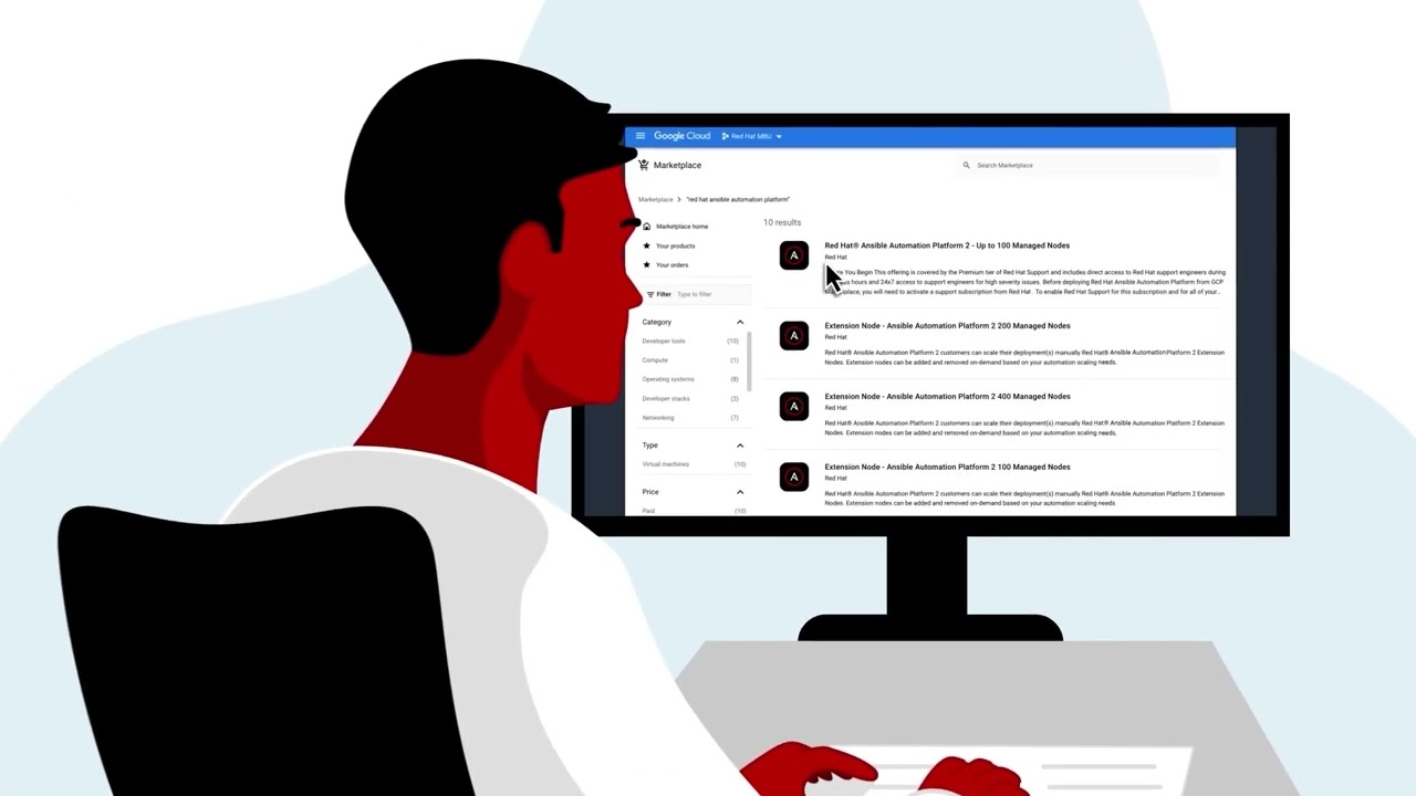 Red Hat Ansible Automation Platform on Google Cloud