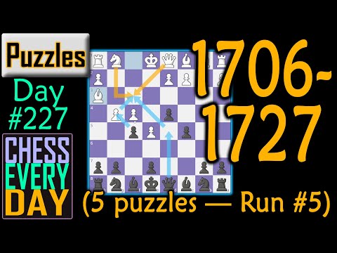 Day 227: Puzzle Run Number 5 (1706-1727)