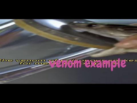 Snake venom analysis