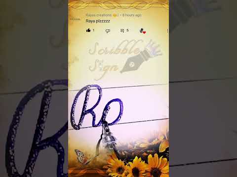 Raya Name Writing (Special Requested VIDEO) #namewriting #cursivewriting #shorts #calligraphy #pen