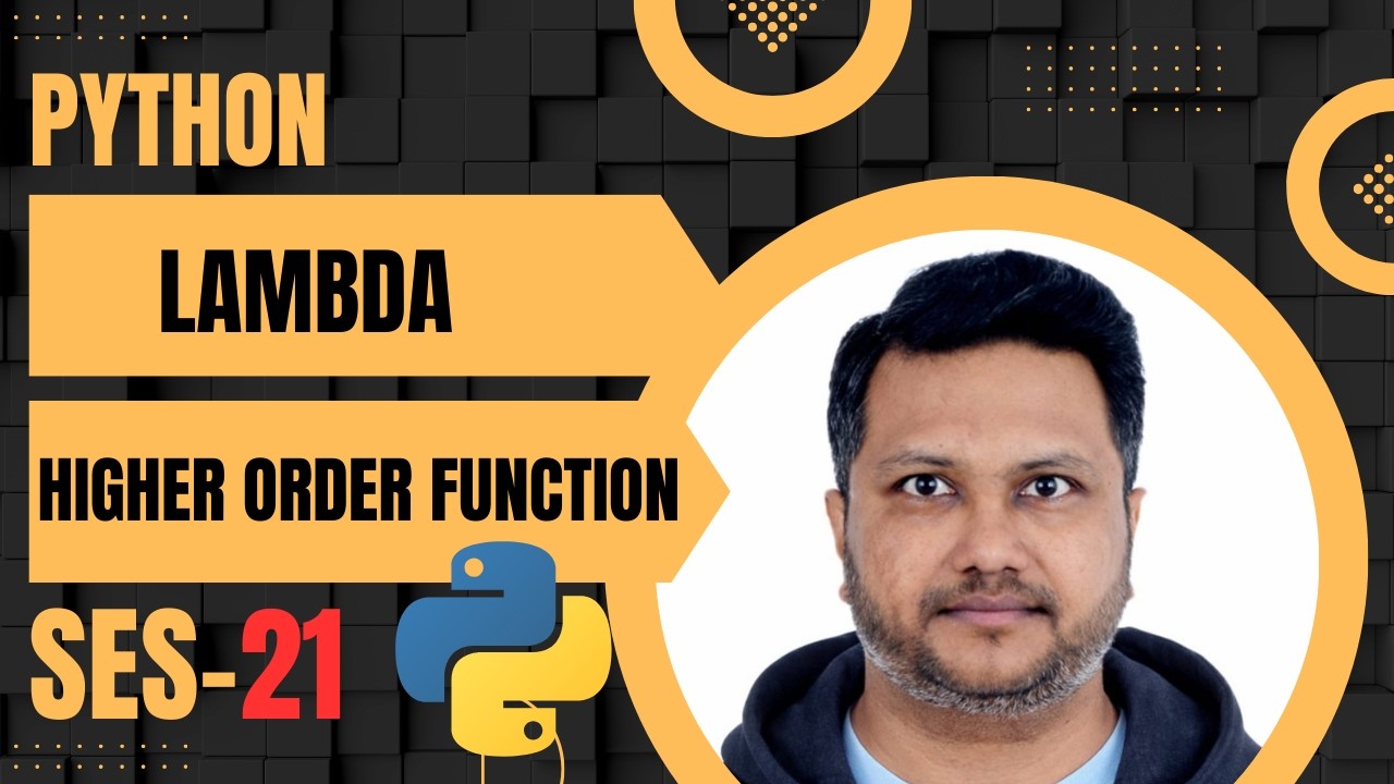 Python #21 - Lambda Functions & Higher Order Functions Explained Clearly