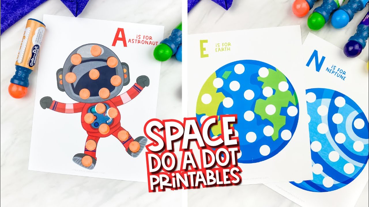 Space Do A Dot Printables