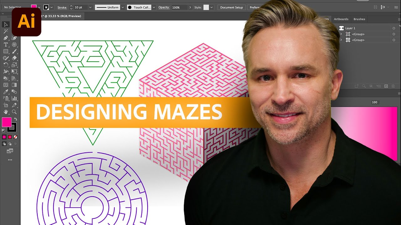 Design Masterclass: Designing Mazes in Illustrator