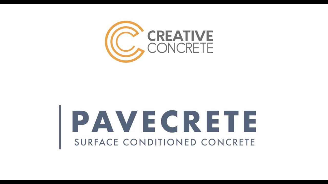 PaveCrete Surface Conditioning - Creative Concrete Concepts