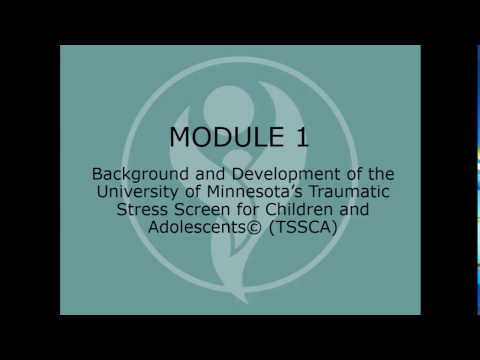 Traumatic Stress Screening for Child Welfare Professionals: 1. Background and Development