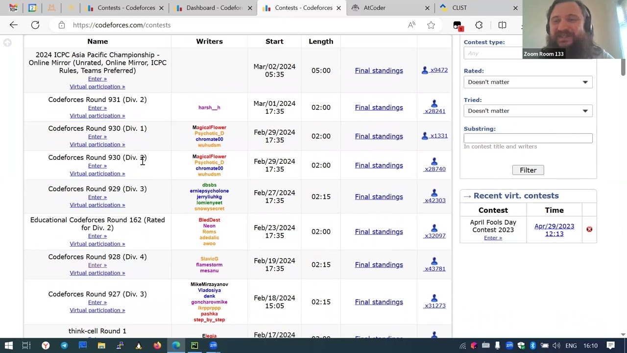 Intro to competitive programming and CodeForces (using Python)