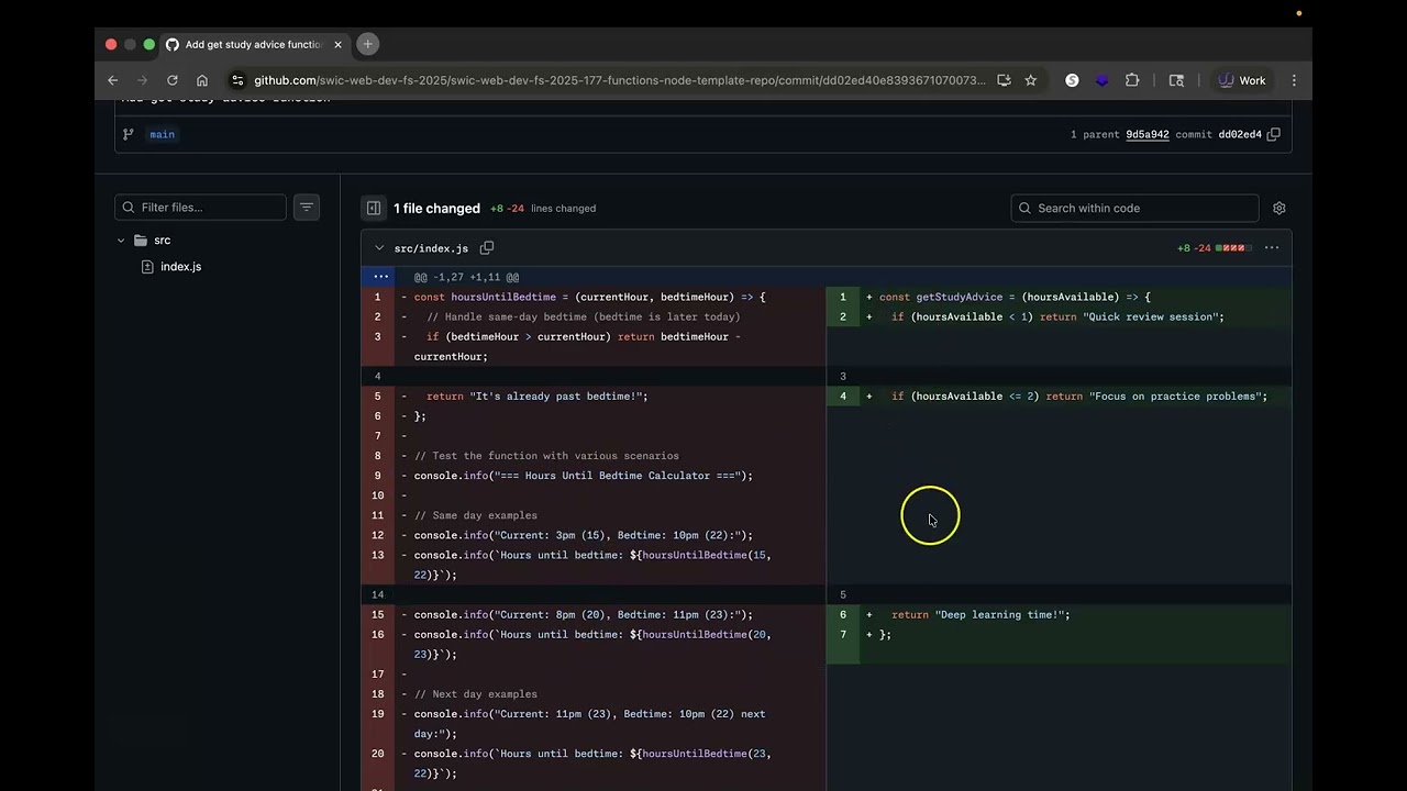 Time Travel on GitHub