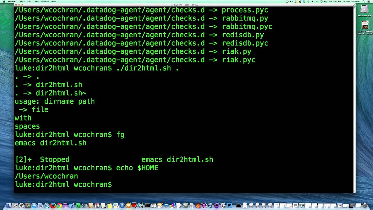 bash script example (part 2)