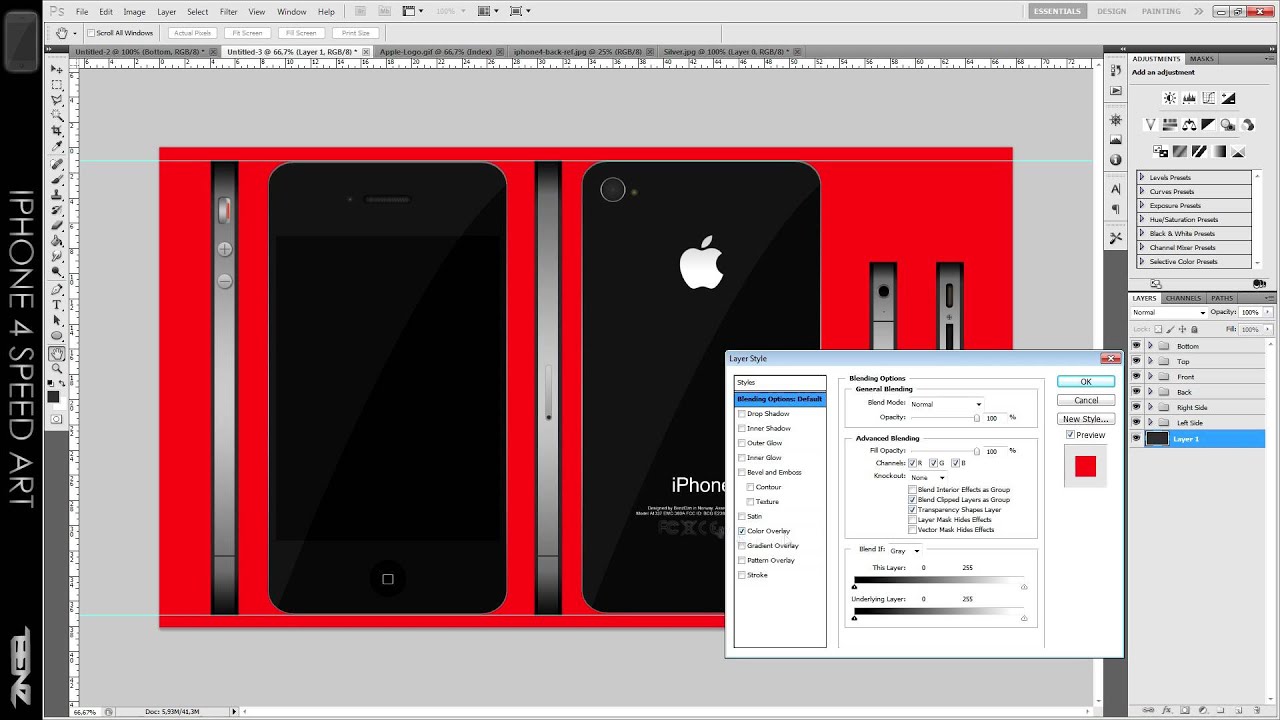 Speed Art: iPhone 4 Remake [1080p]