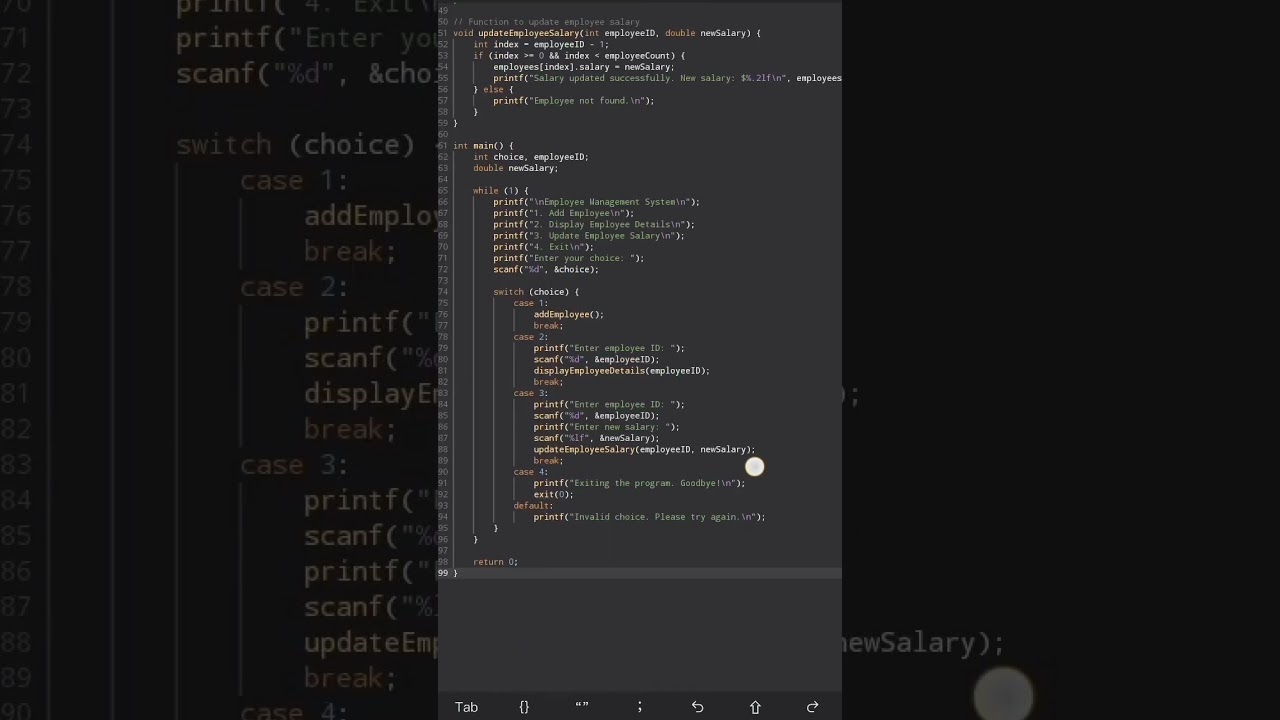 How to make an Employee Management System #coding #developer #programming #code #short#short