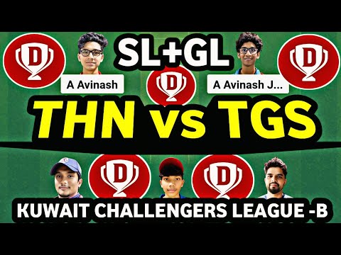 THN vs TGS Dream11 Prediction | Today Dream11 Thn vs Tgs | Kuwait T20 Challengers League-b Dream11.