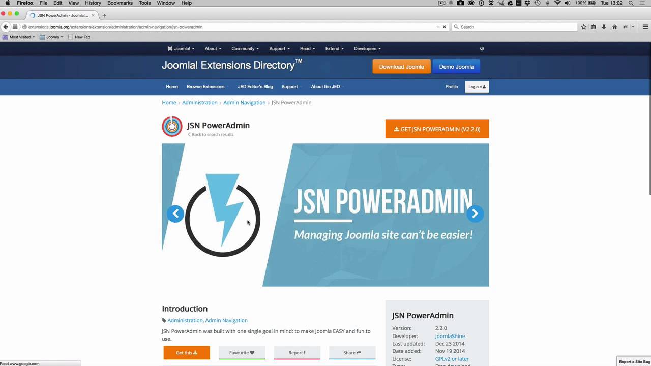 Joomla! - a short introduction to the new JED