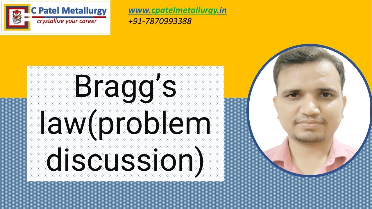 Bragg’s law(problem discussion)