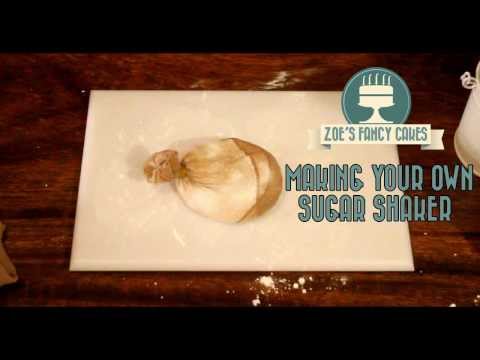How to make your own sugar shaker for cake decorating How To Tutorial Zoes Fancy Cakes
