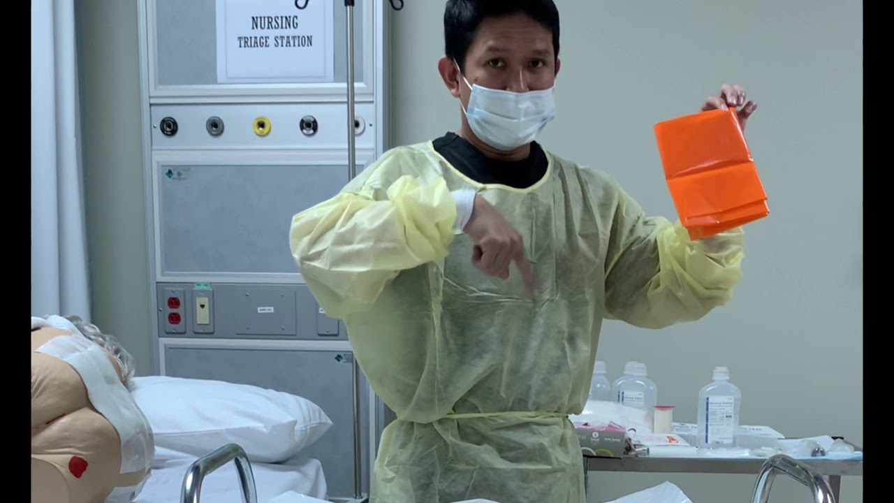 Wound Irrigation and Dressing change
