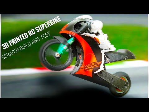 RC 3D Printed Superbike, RC MotoGp Style Scratch Build Bike by Roolaid ...