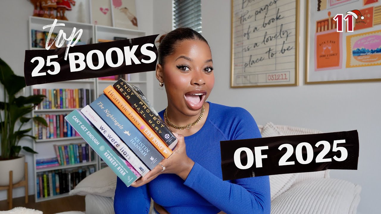 Top 25 Books I Read in 2025 📖💫🪩