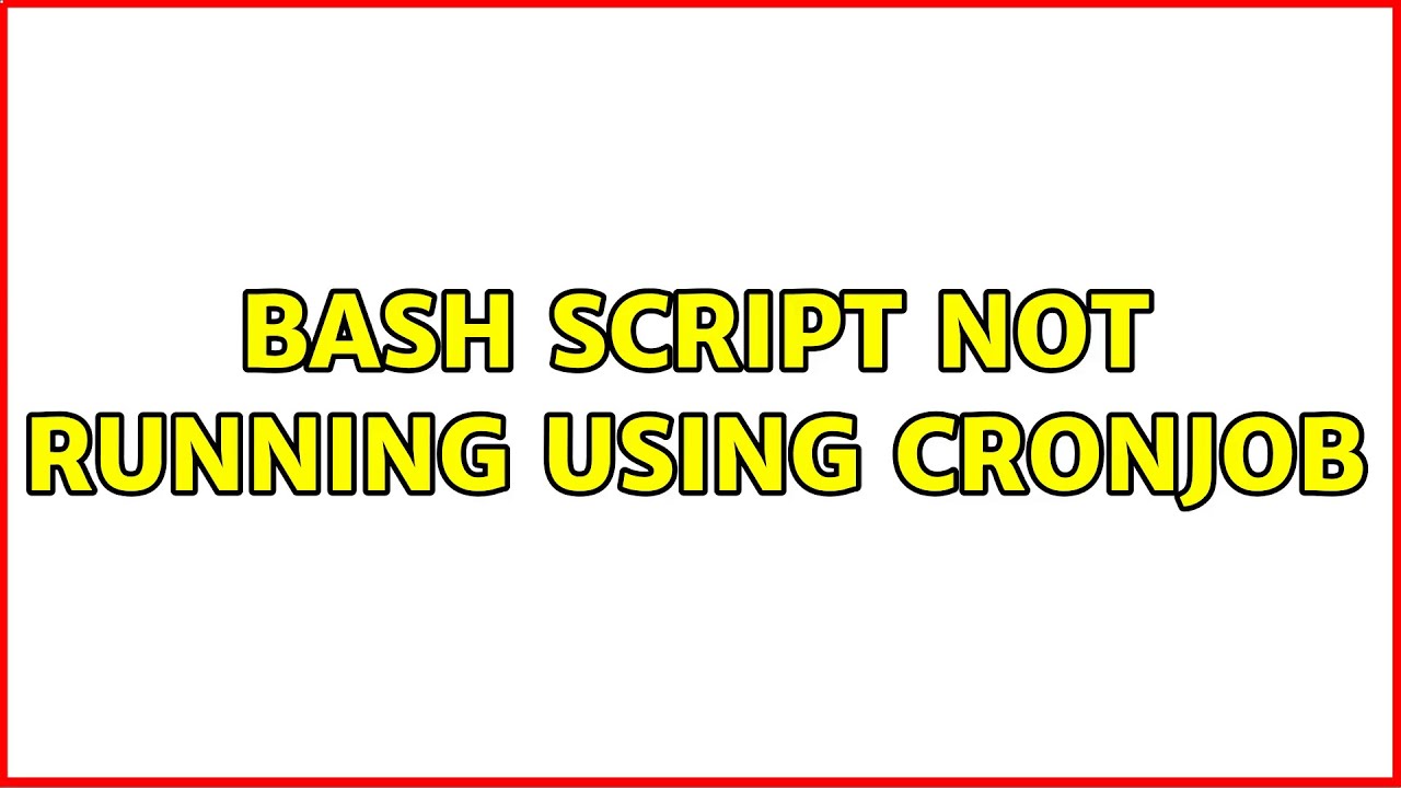 Ubuntu: Bash script not running using cronjob