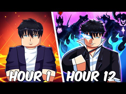 I Survived as SUNG JIN WOO in NEW Solo Leveling Roblox Game!