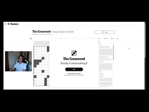 NYT Friday Crossword - October 23, 2020 (From the Archive)