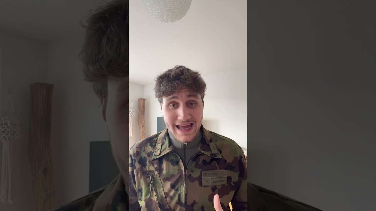 Schweizer Armee🇨🇭🪖 Tipps und Tricks für RS Start! #schweiz #comedy #schweizerdeutsch #shorts