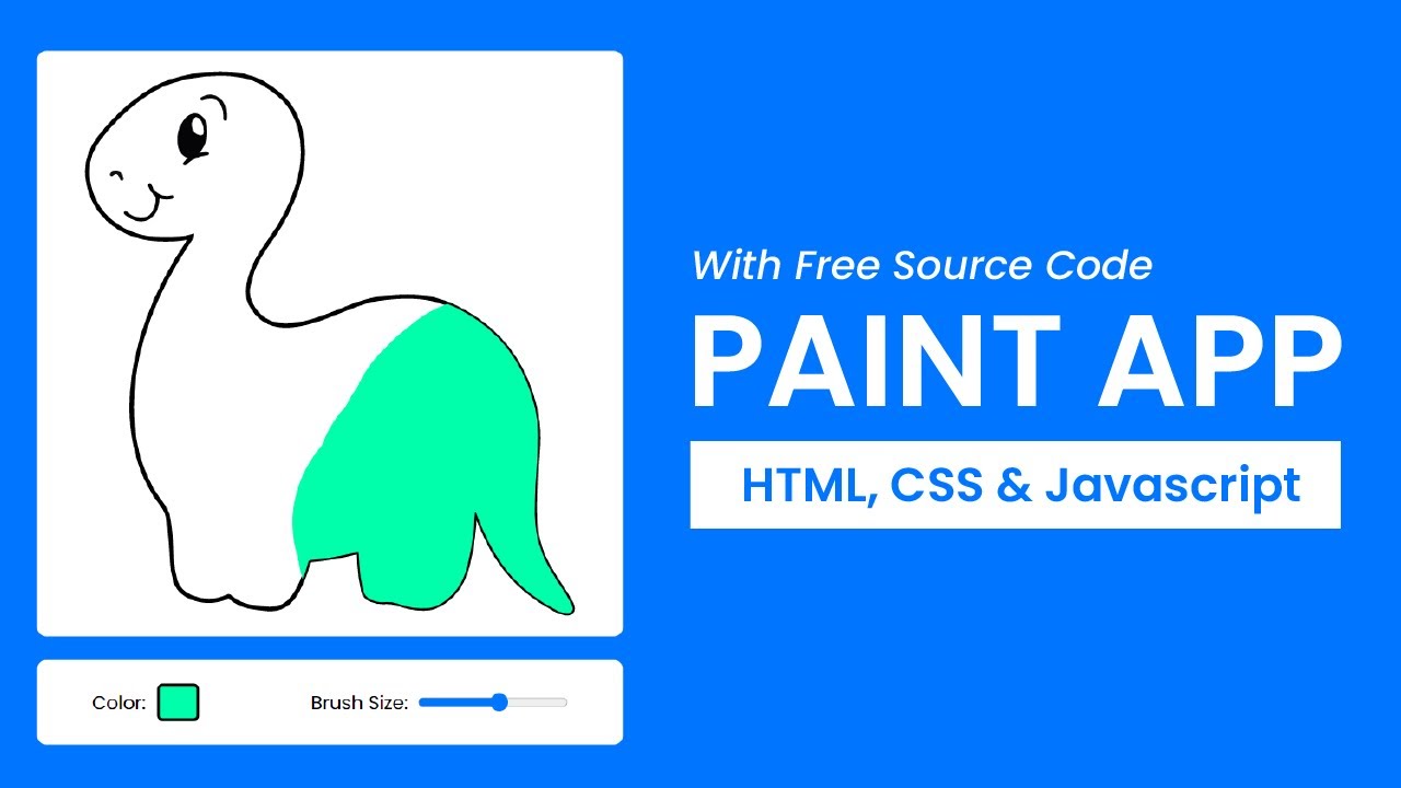 Coloring App | HTML, CSS and Javascript Project