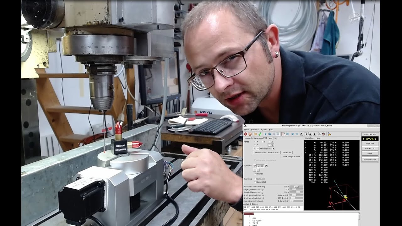 #5Axis LinuxCNC - Switchable Kinematics