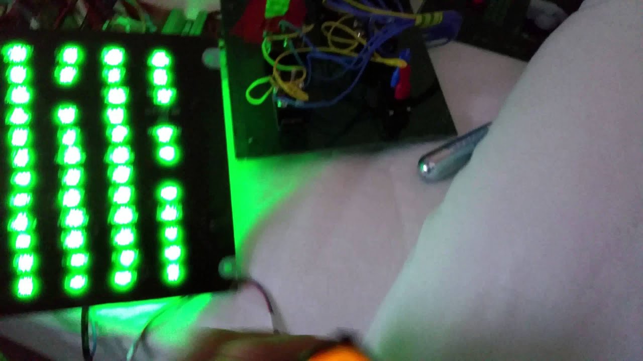 Master Caution Panel A10C Phidgets LED 64 test 2