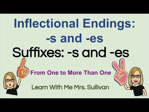 -s and - es Singular to Plural: Suffixes -s & -es