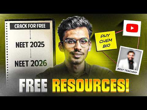 Best Free Youtube Channels for NEET🔥| Clear NEET without Coaching!