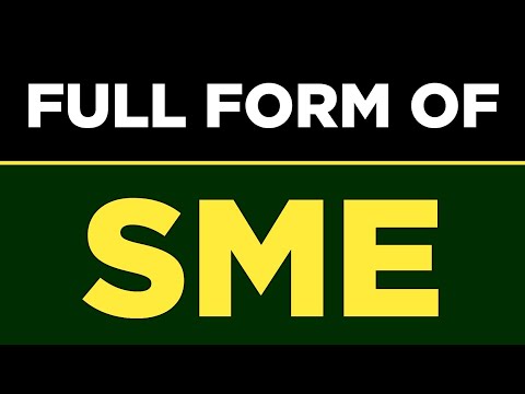 Full form of SME | SME ka full form kya hai | SME full form | Free Learn University