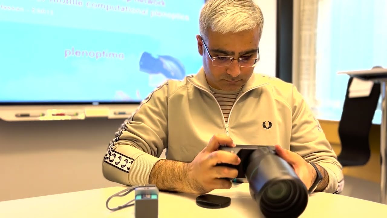 Dimension reduction of deep network models for mobile computational plenoptics