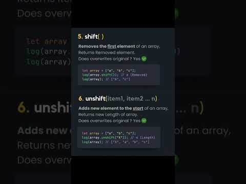 Array method in js #trending #codeing #shortviral #arrays #method #js