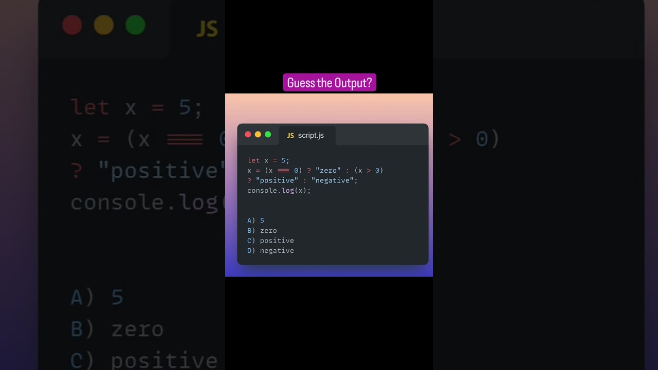 Guess the output...? #programming #javascript #html #css #webdevelopment #developer #html5#webdesign