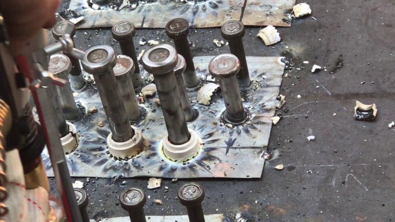 Thru deck stud welding