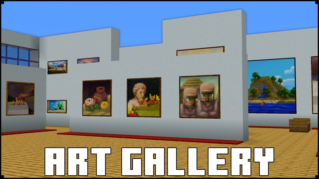 How To Build an Art Gallery In Minecraft | City Tutorial - Minecraft ...
