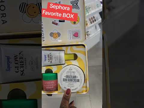 Sephora Favorite Box!!!!@SEPHORAME @Sephora #exclusive #beauty @RareBeauty #hudabeauty #