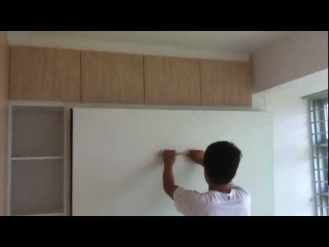 HDB-Clementi Blk425- I.D.Combine-Project-HWB-V1530-Queen-HiddenWallBed,HiddenBed,WallBed