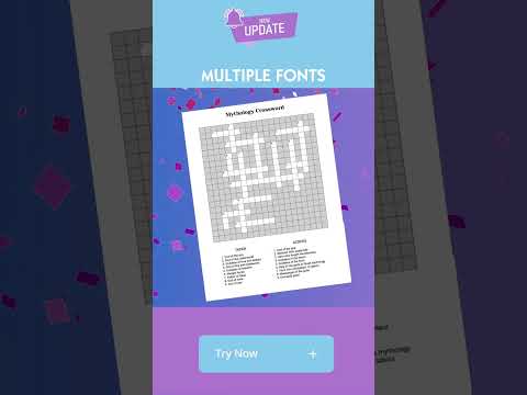 🧩Crossword Puzzle Tool Update: AI, Multi-Language Support, and More!