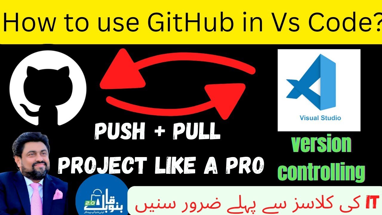 Git with VS Code|Clone+Commit+Push Projects| Version Controlling | GitHub & Git Tutorial