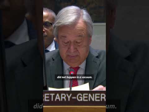 UN chief deplores 'clear violations' in Gaza, says Hamas attacks 'didn't happen in a vacuum' | AFP
