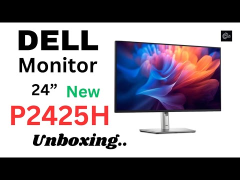 DELL P2425H 24 inch Full HD monitor unboxing | 2024 NEW | full HD 1920 x 1080